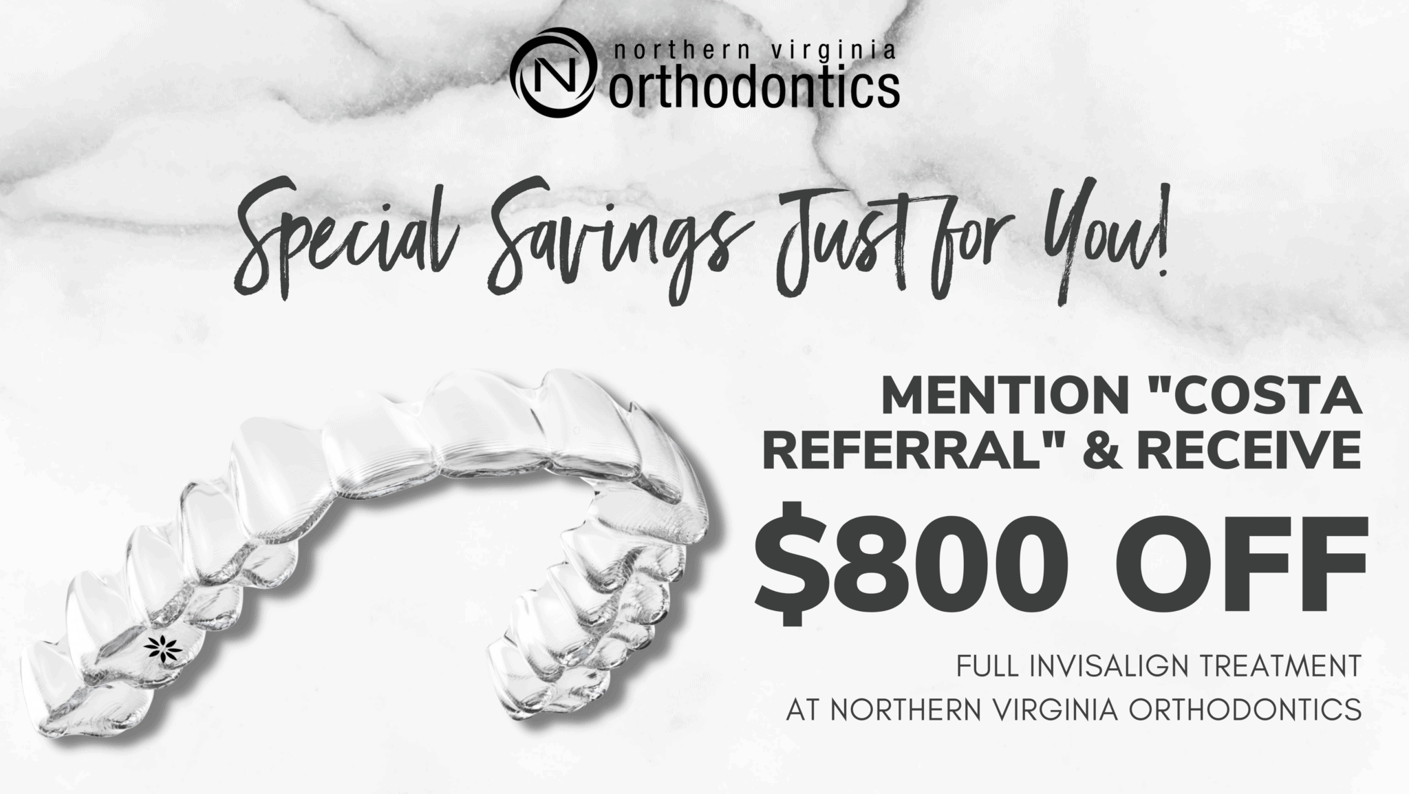 Invisalign and Braces Discount for Costa Dentistry Patients